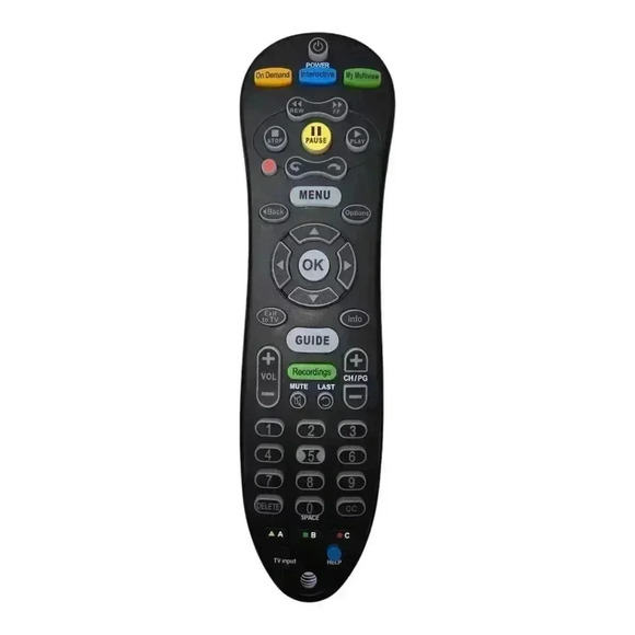 at&t | Other | Att S3sb Read Remote Control Black Urc 5601bc0xxxr ...
